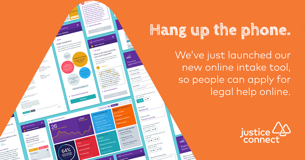 An Australia-first tool to connect people with justice – Justice Connect